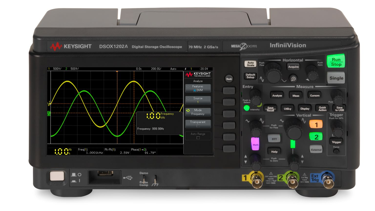 Keysight DSOX1202A Oscilloscope - iEMSL